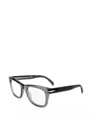 DB EYEWEAR BY DAVID BECKHAM Square-frame Glasses - Grey