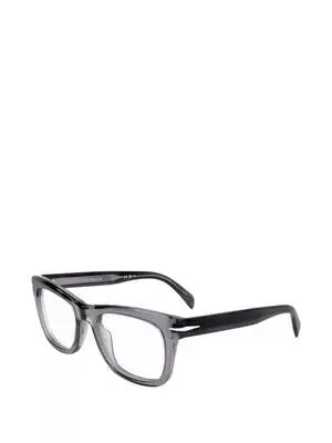 DB EYEWEAR BY DAVID BECKHAM Square Frame Glasses - Grey