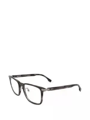 BOSS Square-frame Glasses - Grey
