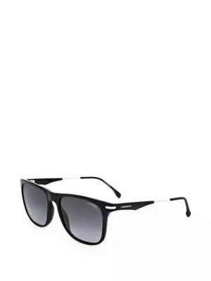 Carrera Eyewear Logo-print Rectangle-frame Sunglasses - Black