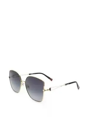 Missoni Geometric-frame Sunglasses - Gold