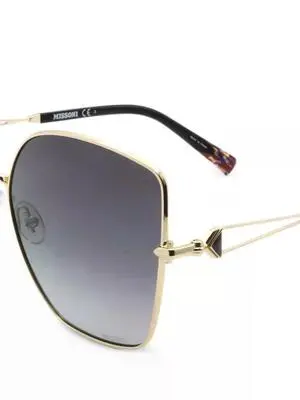Missoni Geometric Frame Sunglasses
