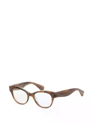 Garrett Leight Garrett Leight Octavia Glasses Brown