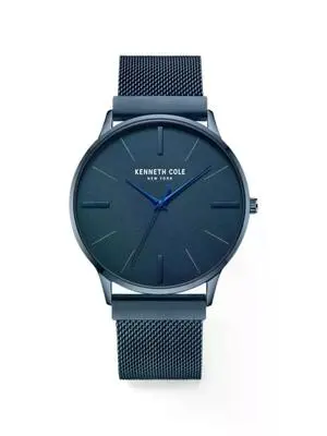 KENNETH COLE Round-face 42mm Watch - Blue