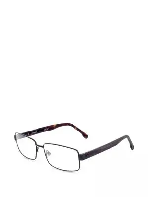 Carrera Eyewear Rectangle Frame Eyeglasses With Protective Case - Black