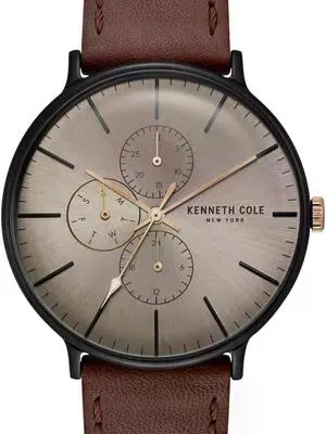 KENNETH COLE Chronograph 41mm Watch - Brown