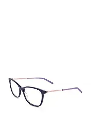Carolina Herrera Geometric Frame Eyeglasses - Purple