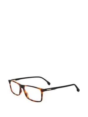 Carrera Eyewear Tortoiseshell-effect Rectangle-frame Glasses - Brown