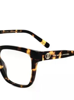 Marc Jacobs Tortoiseshell-effect Square-frame Glasses