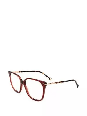Carolina Herrera Tortoiseshell-effect Cat-eye Glasses