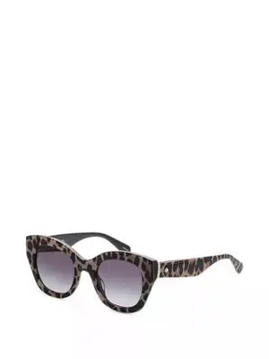 Kate Spade New York Leopard Print Cat-eye Sunglasses