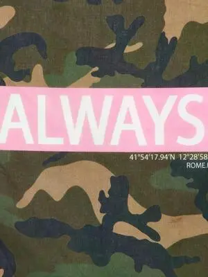 Valentino Garavani Camouflage Printed Bandana Scarf - Green