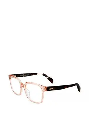 Rag & Bone Square Frame Eyeglasses - Pink