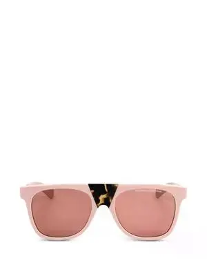 Calvin Klein Tortoiseshell-effect Square-frame Sunglasses - Pink