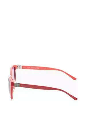 SWAROVSKI Crystal Embellished Geometric Sunglasses