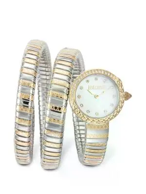 Just Cavalli Signature Snake 23mm Watch - White