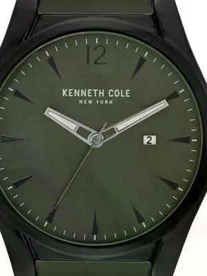 KENNETH COLE Silicone Strap Watch - Green