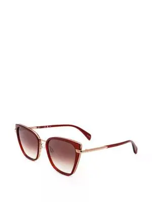 Rag & Bone Cat-eye Frame Sunglasses - Red
