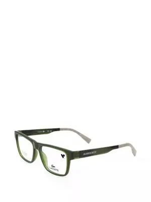 Lacoste Rectangle-frame Glasses - Green