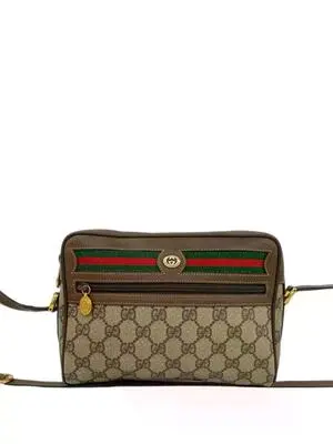 Gucci 20th Century Gg Supreme Web Crossbody Bag - Neutrals