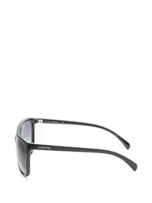 Calvin Klein Gradient-lens Square-frame Sunglasses - Black