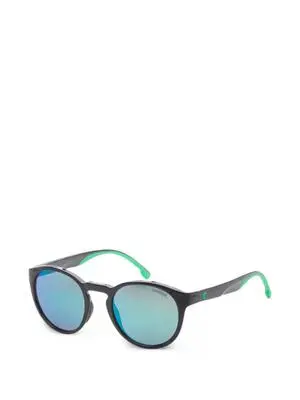 Carrera Eyewear Round Frame Sunglasses With Logo Detail - Black
