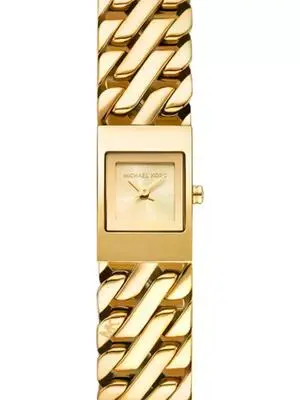 Michael Kors Tone Watch With Darrington Mini Link Chain