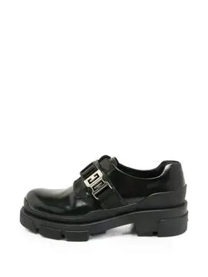 Givenchy 4g Buckled Derby Shoes - Black