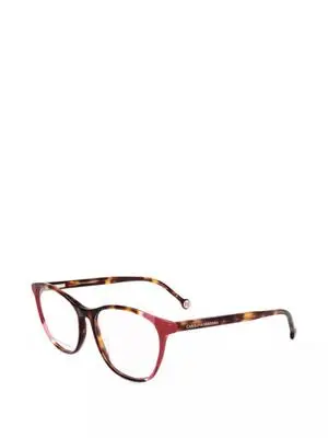 Carolina Herrera Cat-eye Glasses - Brown