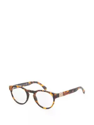 Palm Angels Style 8 Round Frame Eyeglasses - Brown