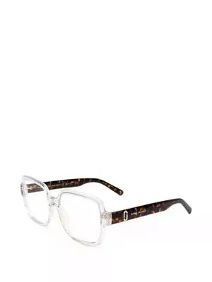 Marc Jacobs Tortoiseshell-effect Square-frame Glasses - Brown
