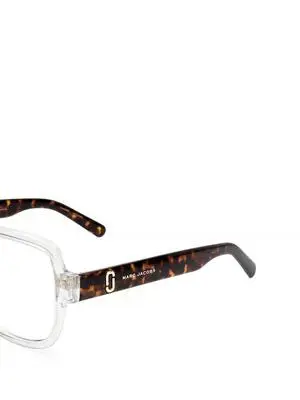 Marc Jacobs Tortoiseshell-effect Square-frame Eyeglasses - Brown