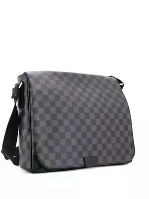 LOUIS VUITTON District Messenger Bag Damier Graphite Pm Crossbody Bag - Black