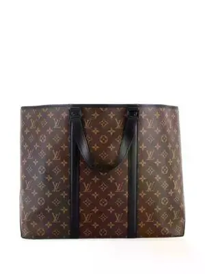 LOUIS VUITTON Weekend Macassar Monogram Canvas Gm Tote Bag