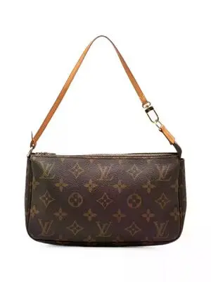 LOUIS VUITTON Monogram Pochette Accessoires Shoulder Bag - Brown
