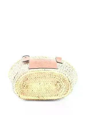 Loewe Raffia Small Tote Bag - Brown