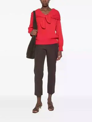Imperial Pressed Crease Side Slit Trousers