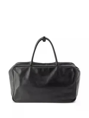 Miu Miu Large Soft Calf Leather Top Handle Bag Satchel - Black