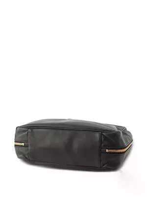 Miu Miu Large Soft Calf Leather Top Handle Bag Satchel - Black