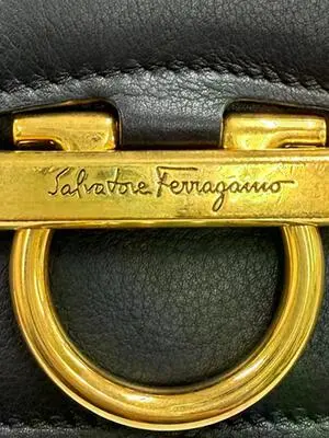 FERRAGAMO Joanne Gancini Crossbody Bag