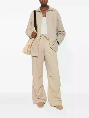 LE SULLY STUDIO Pleated Wide Leg Trousers