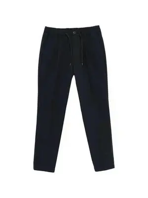 Herno Drawstring-waist Pleated Tailored Trousers - Blue