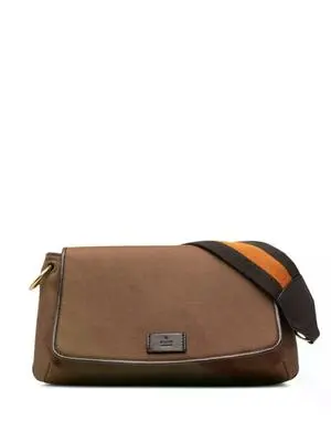 Gucci 2000-2015 Canvas Web Shoulder Bag - Brown