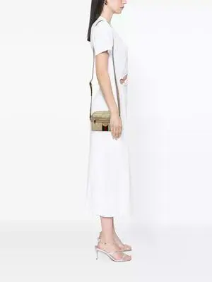 Gucci 2016-2026 Mini Gg Supreme Web Ophidia Crossbody Bag