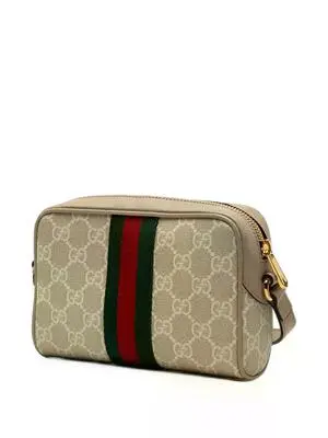 Gucci 2016-2026 Mini Gg Supreme Web Ophidia Crossbody Bag