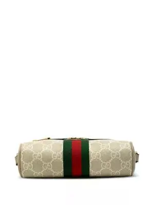 Gucci Ophidia Crossbody Bag In Gg Supreme Canvas - Brown