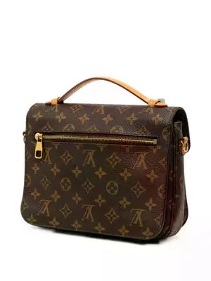 LOUIS VUITTON 2017 Monogram Pochette Metis Satchel