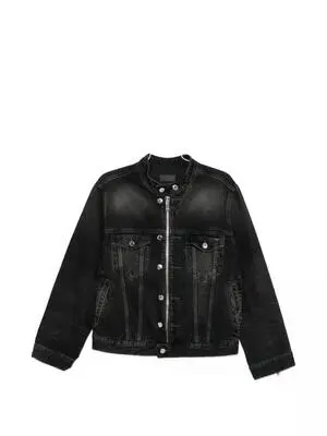 HAIKURE Zip-up Denim Jacket - Black