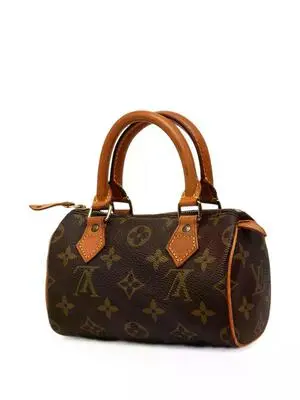 LOUIS VUITTON 1994 Monogram Mini Speedy Hl Satchel - Brown