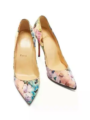CHRISTIAN LOUBOUTIN Pigalle Follies Floral Print Pumps
